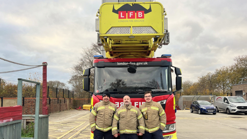 London firefighters support Movember | London Fire Brigade