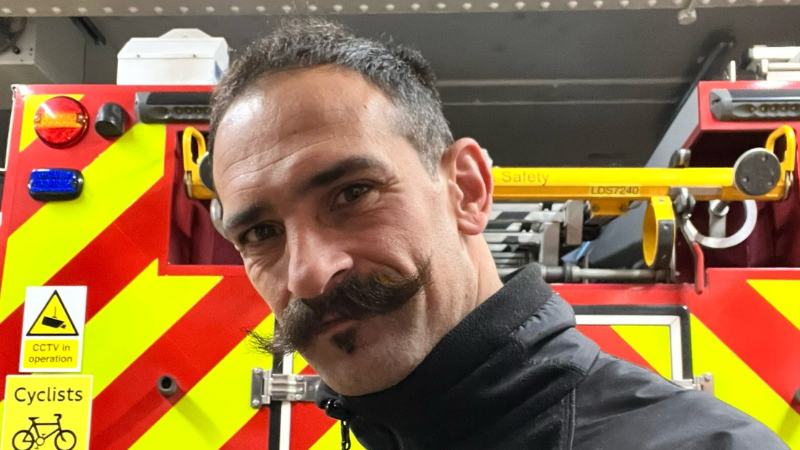 London firefighters support Movember | London Fire Brigade